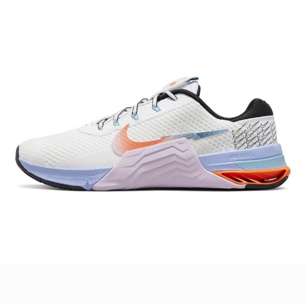 Nike Metcon 7 White Orange Athletic Sneaker Training … - Gem